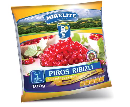 MIRELITE Fagyasztott Piros ribizli